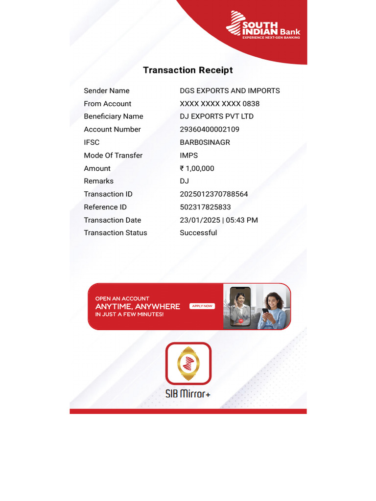 TransferReceipt_20250123174336 | PDF