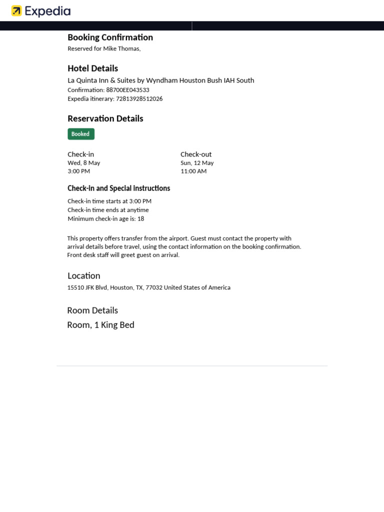 Expedia Voucher | PDF