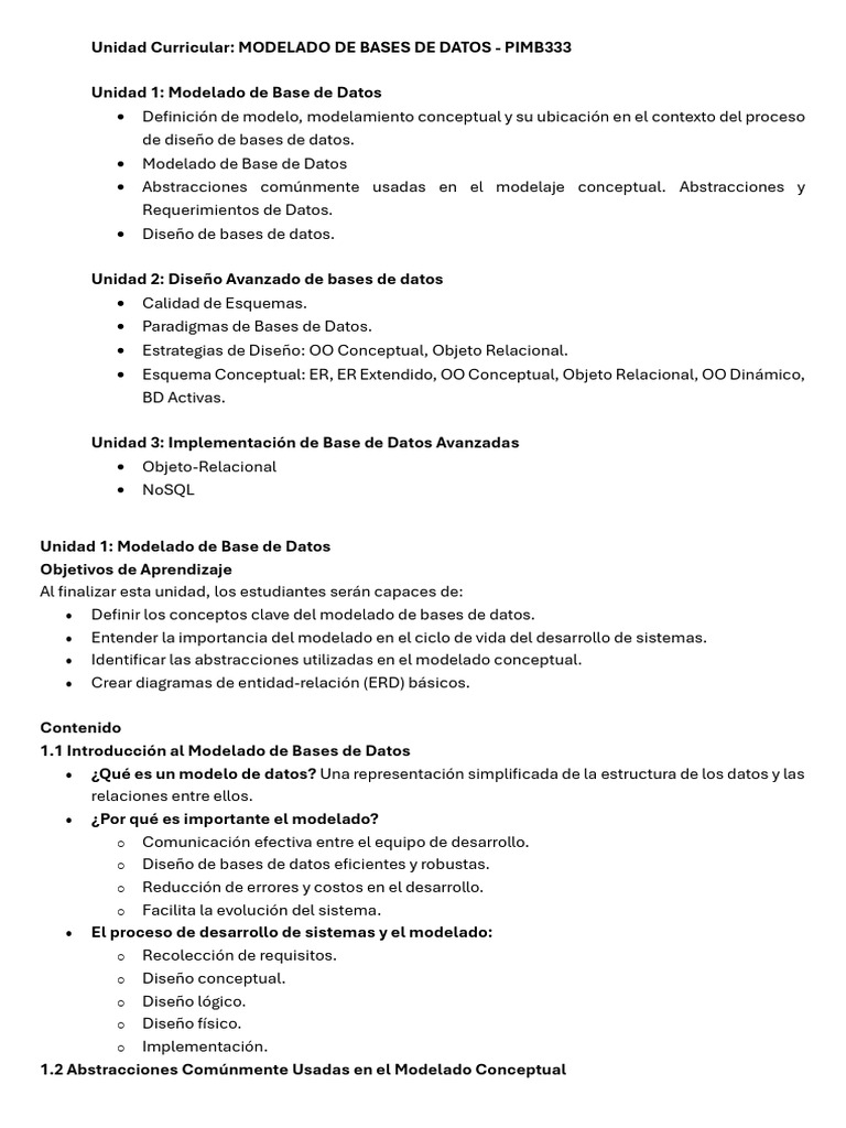 Modelo de Datos | PDF | Bases de datos | Diseño