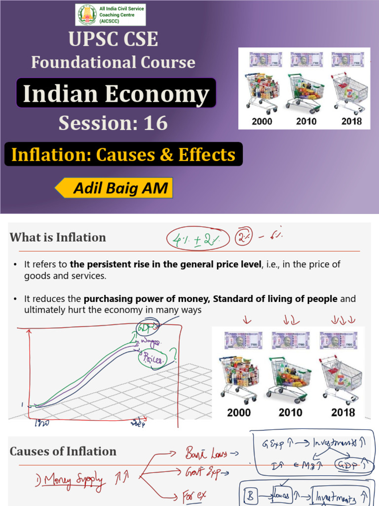 Session 16 Inflation Causes & Effects | PDF