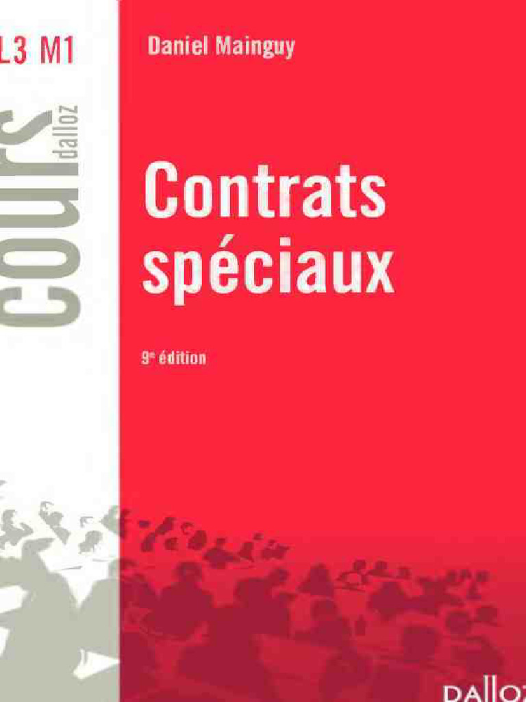 Contrats spéciaux | PDF