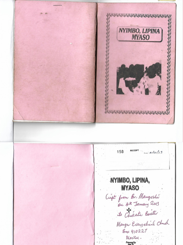 Ecz-Mbunda Hymn Book | PDF