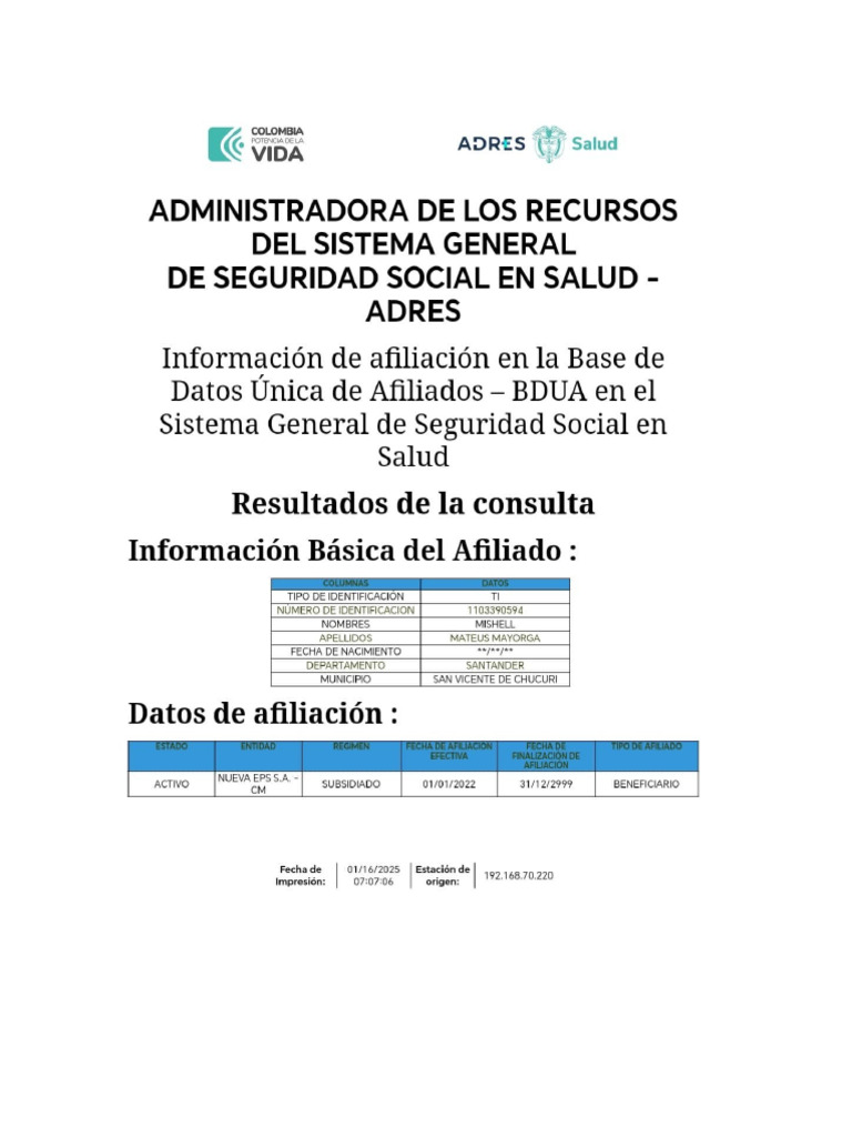 Fosyga Mishell | PDF