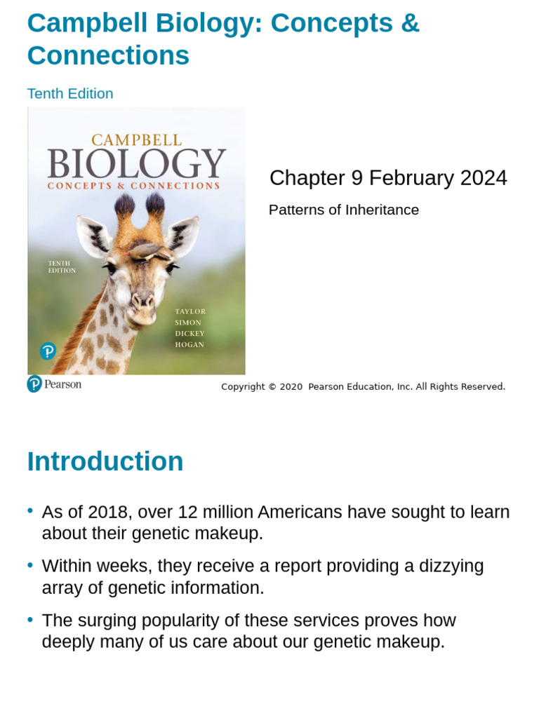 Lecture 9 Patterns of Inheritance Feb 19, 2024 | PDF | Genetic Linkage ...