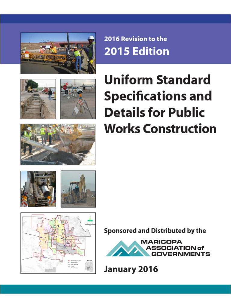 2016 MAG Specifications and Details | PDF | Road Surface | Pipe (Fluid ...