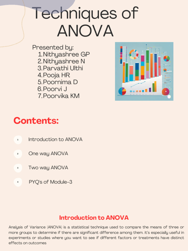 Techniques of Annova - 20241103 - 232802 - 0000 | PDF | Analysis Of Variance | Statistical ...