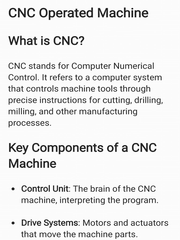 CNC Operation - 250124 - 012621 | PDF