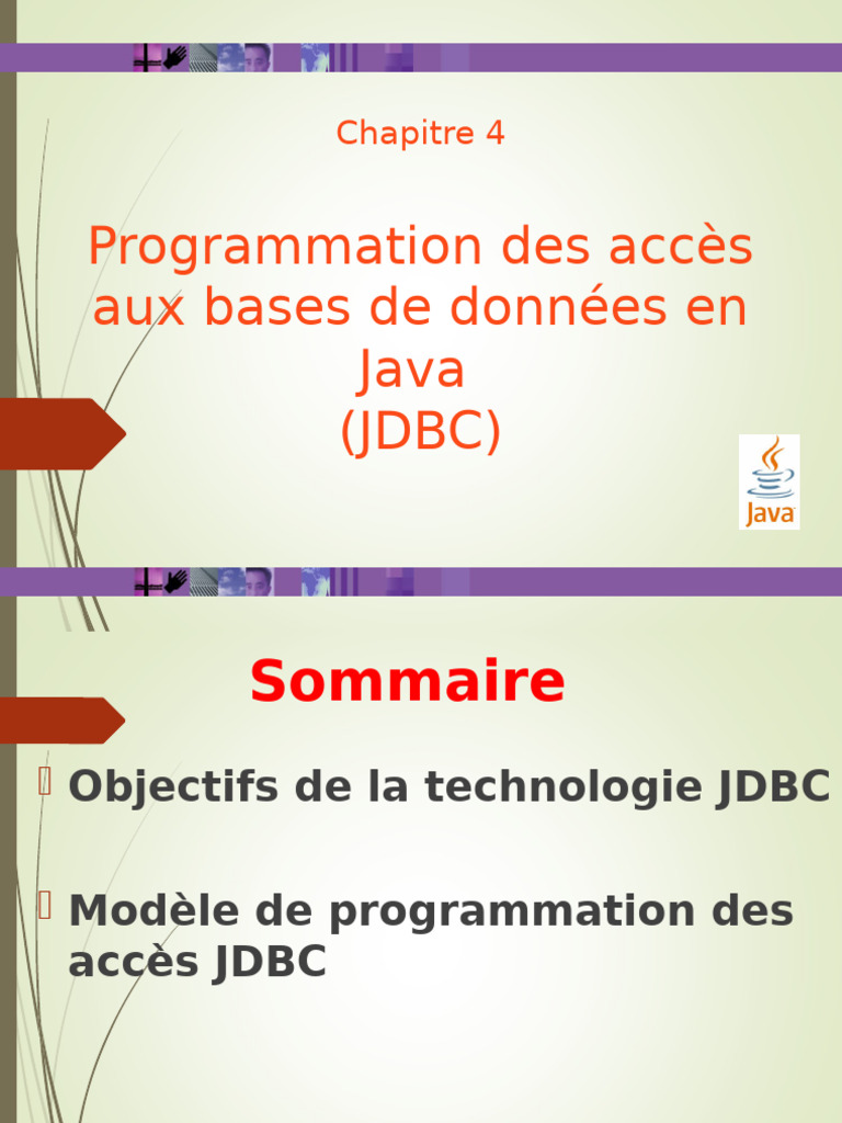 Programmation Des Accès Aux Données | PDF | Base de données relationnelle | Java (Langage de ...