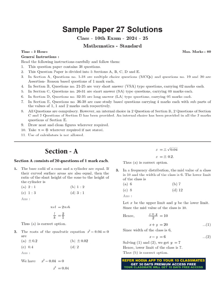 27 Solution | PDF
