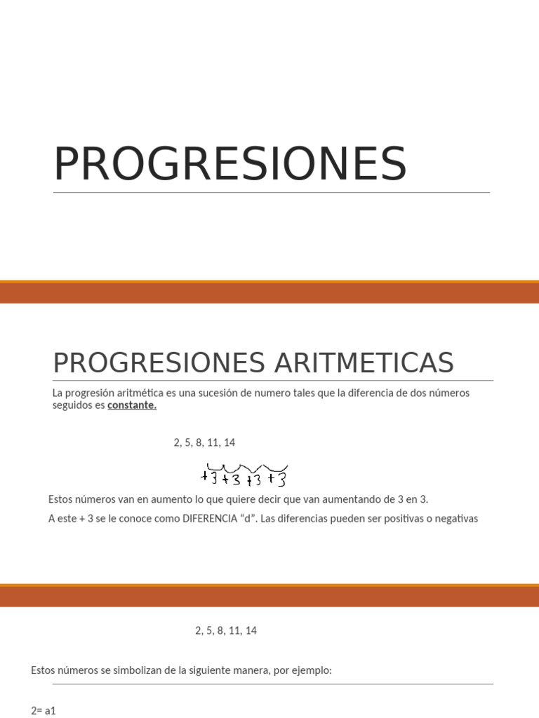 PROGRESIONES | PDF