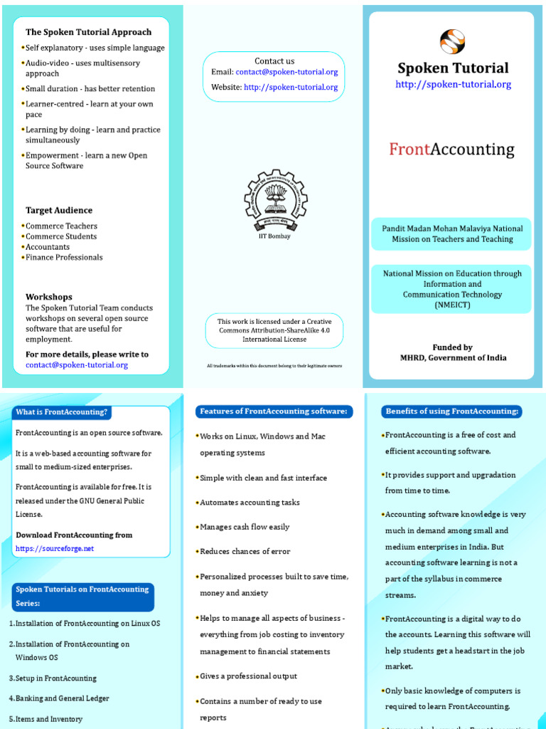 FrontAccounting: Free Web-Based Accounting Software | PDF | Linux ...