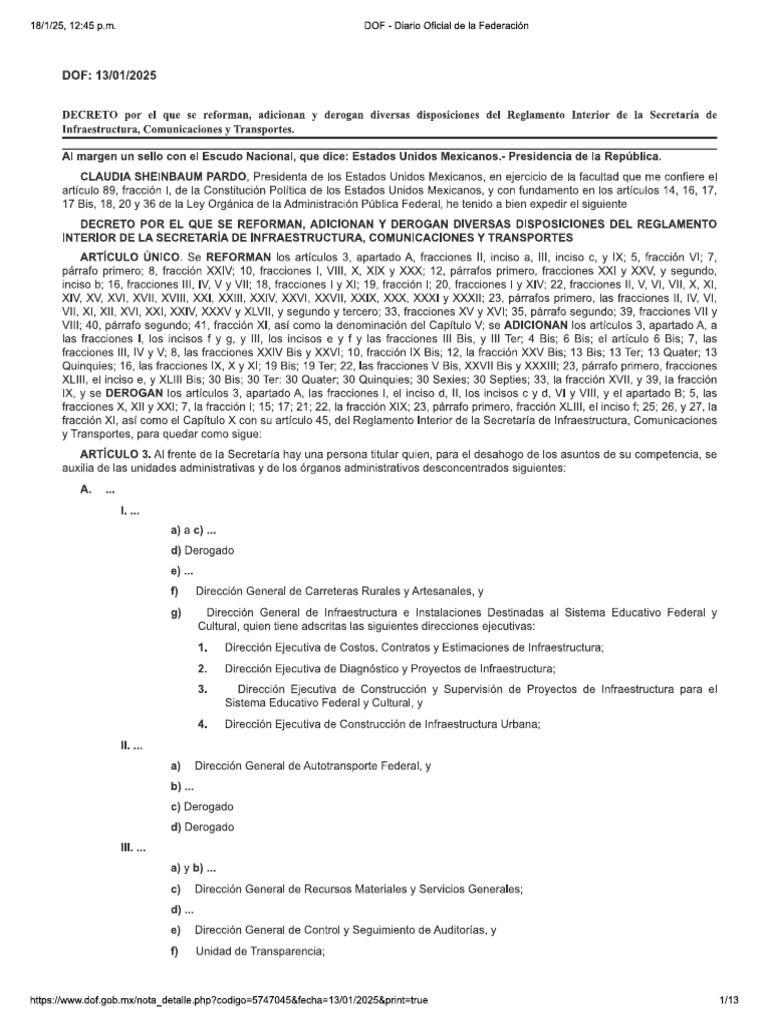 Modf. RI-SICT 13-01-2025 | PDF