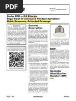 Tyco RFII Concealed Sprinkler Overview | PDF | Fire Sprinkler System ...
