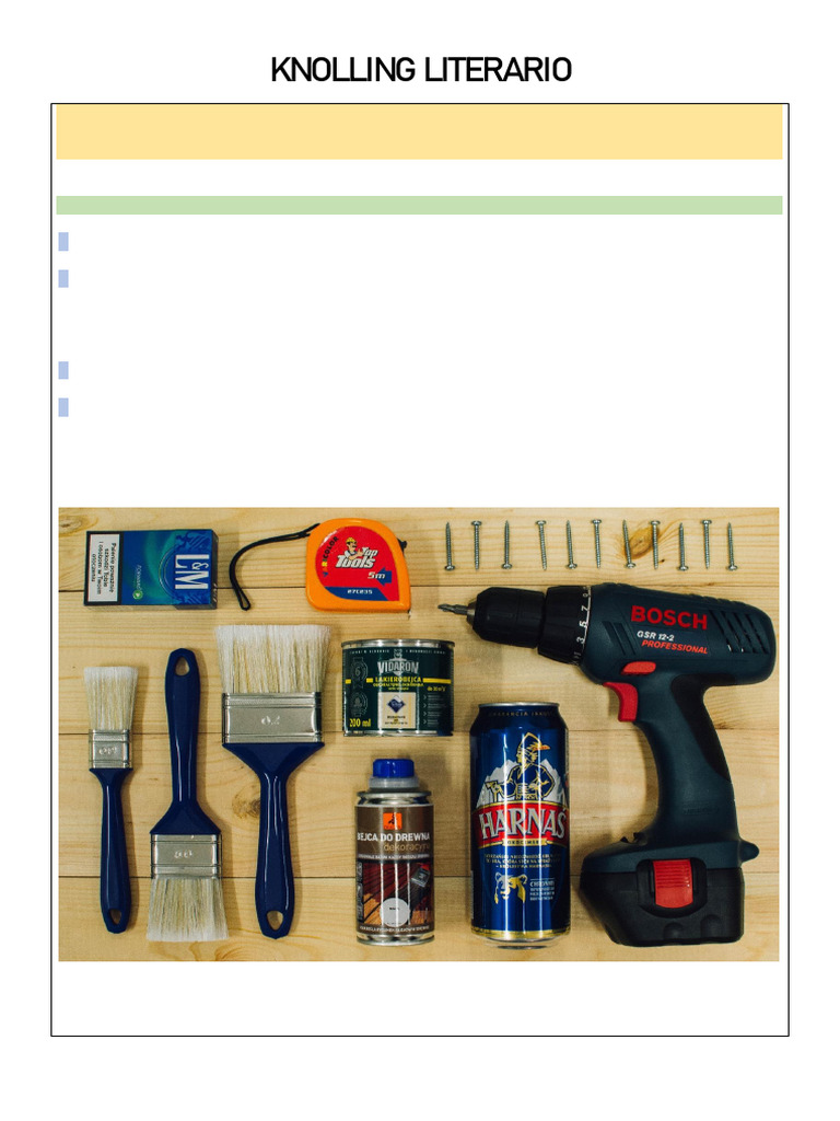 Knolling Literario | PDF