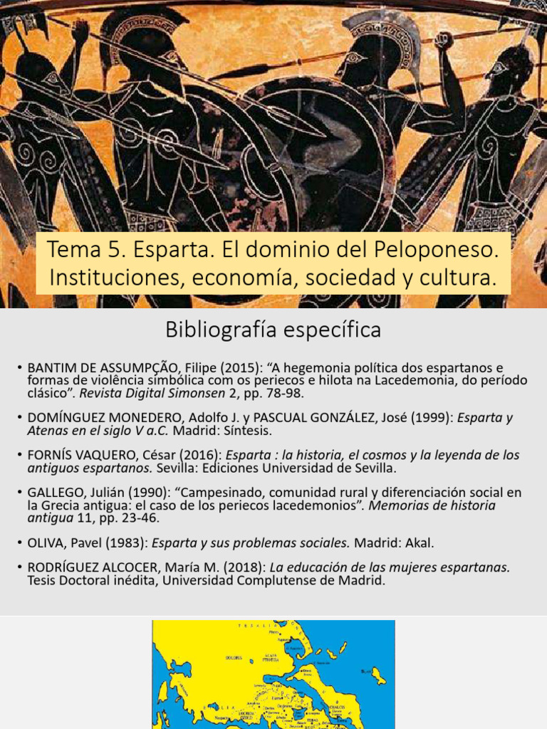 Tema 5 | PDF | Esparta | Antigua Grecia