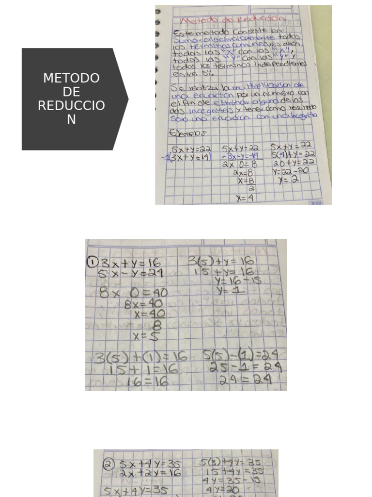 METODO DE REDUCCION | PDF