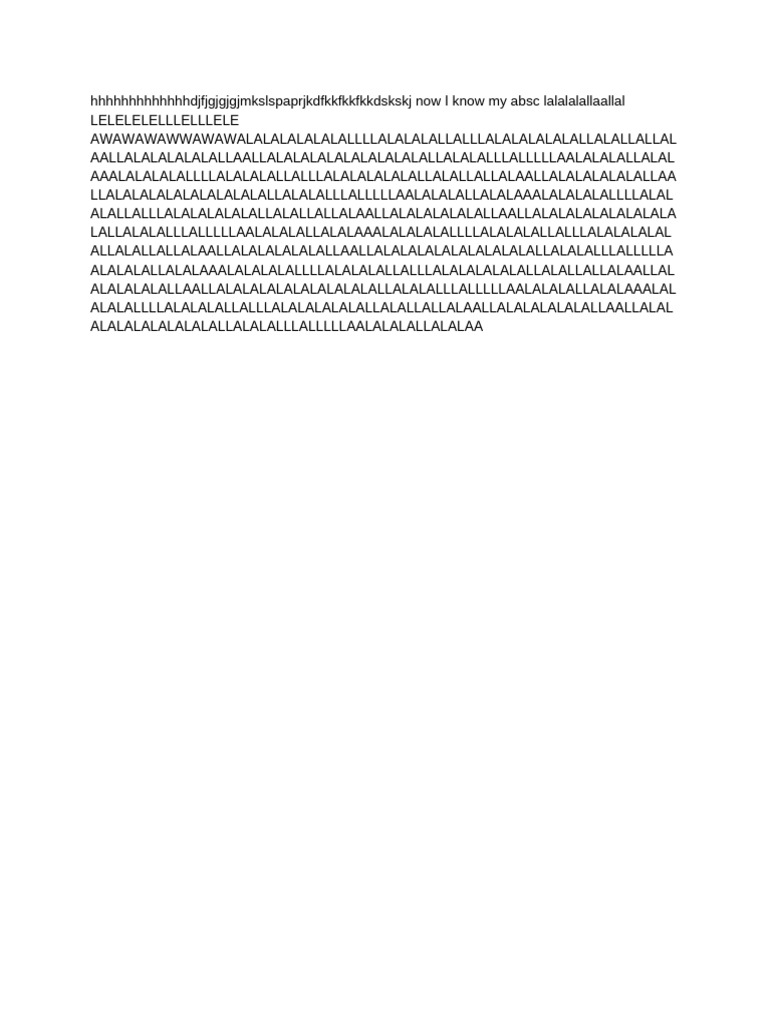 Random Text and Patterns | PDF