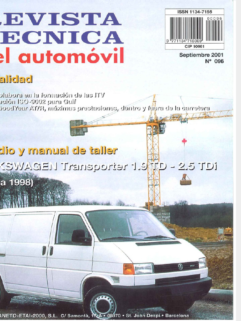 Guía Técnica VW Transporter T4 | PDF