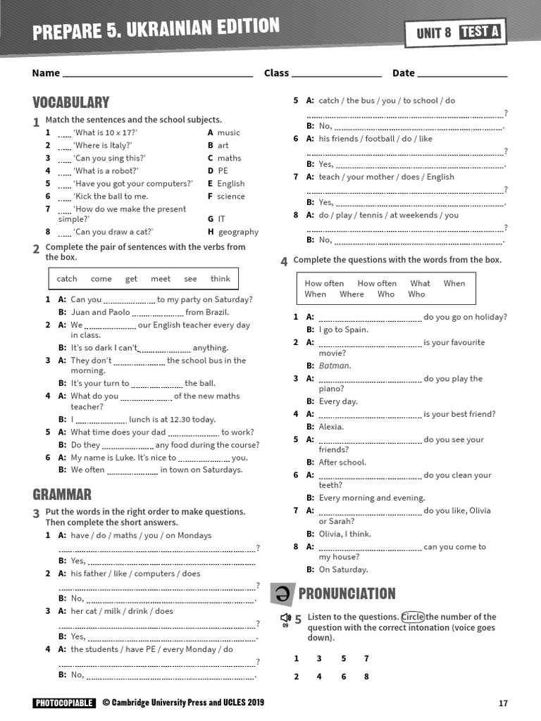 Prepare 5 Tests book-17 | PDF | English Language | Linguistics