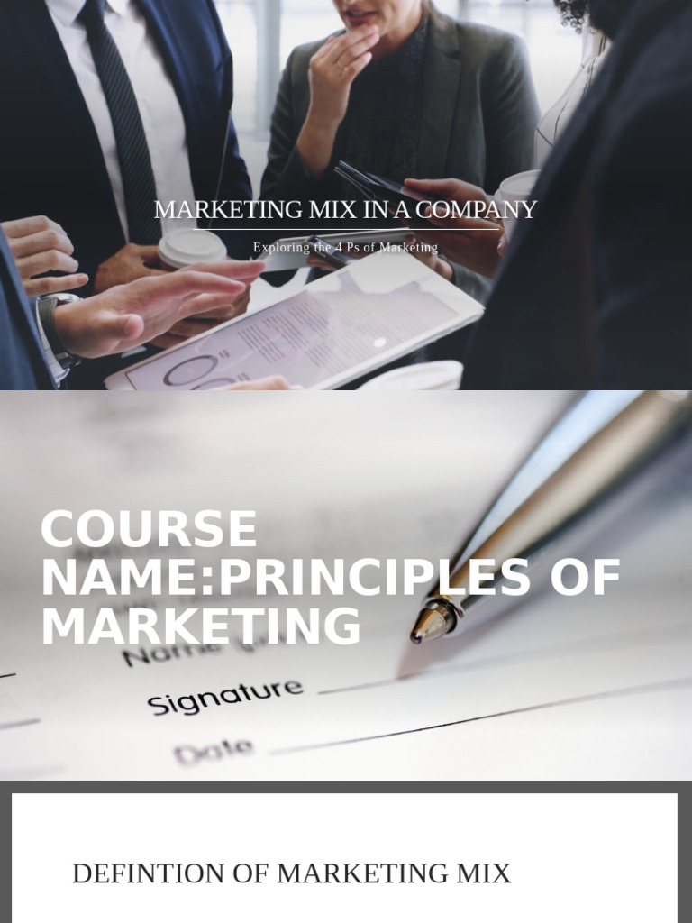 Understanding the Marketing Mix: 4 Ps | PDF | Marketing | Brand