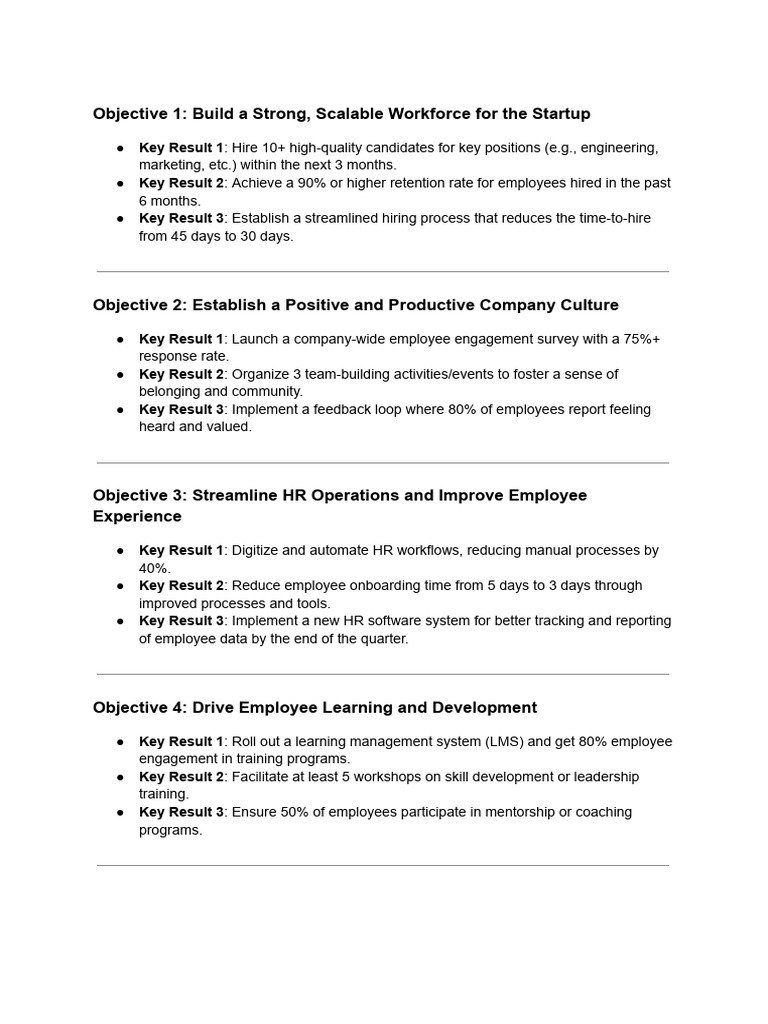 Key Result 1 Key Result 2 Key Result 3 | PDF
