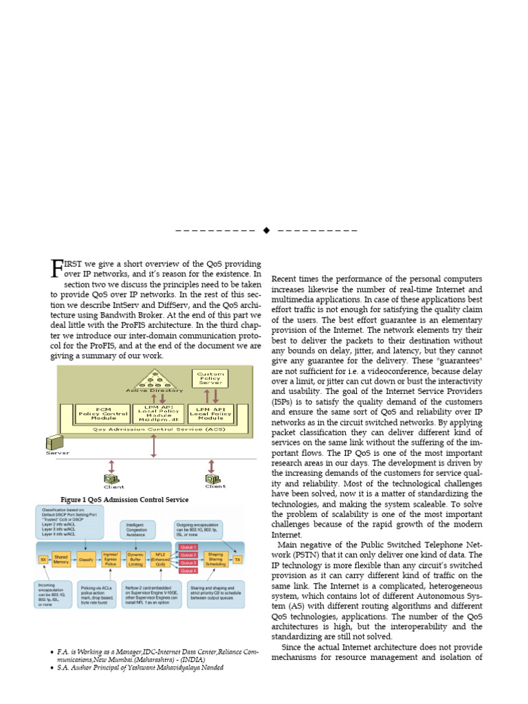 AQoS | PDF | Quality Of Service | Computer Network