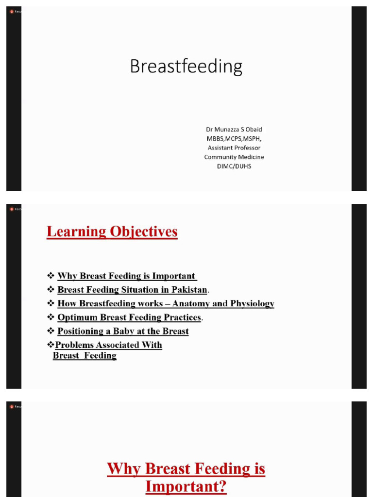 Breastfeeding Pdf