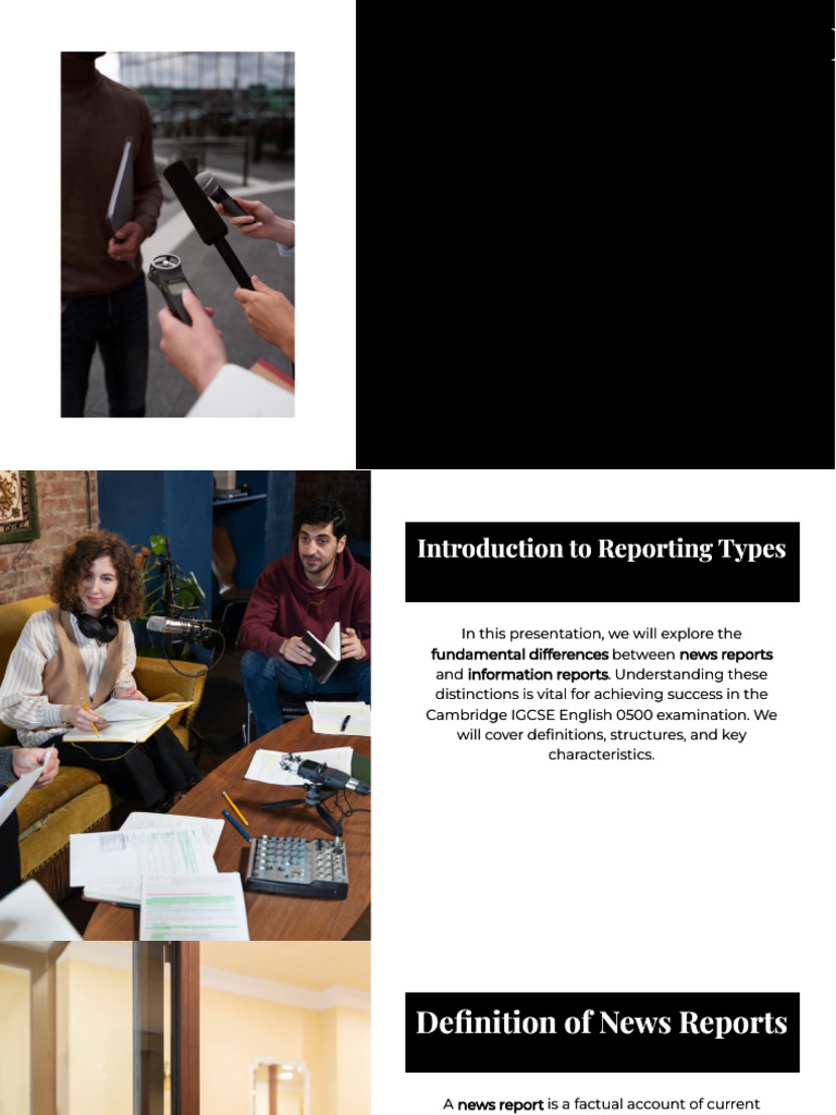 News vs. Information Reports Guide | PDF | Information | News