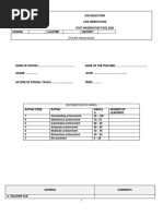 Sba Moderation Tool | PDF | Teachers | Teaching