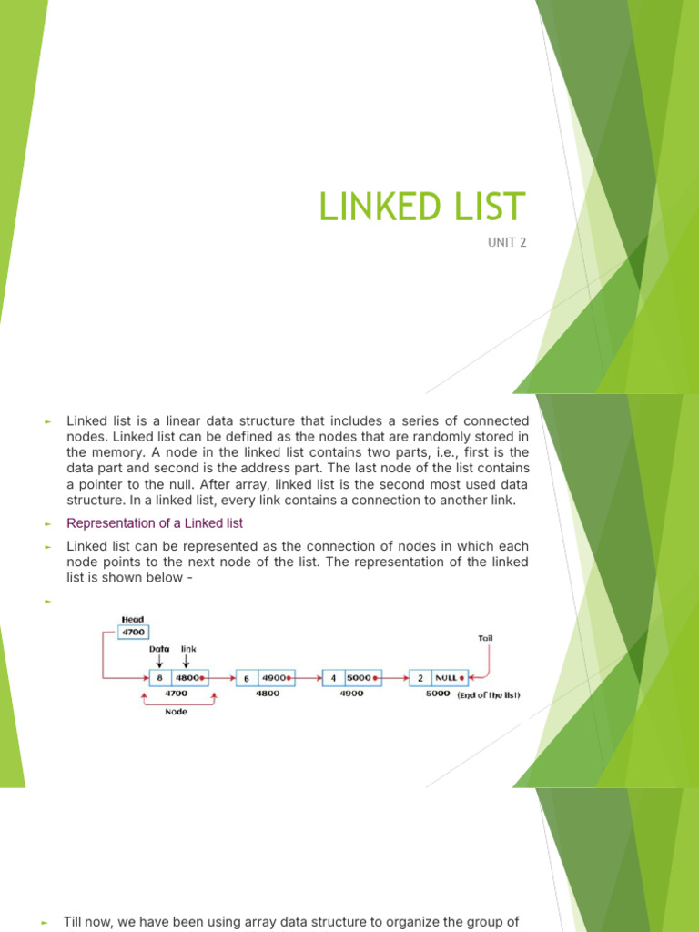 Understanding Linked Lists: Types & Benefits | PDF | Pointer (Computer ...