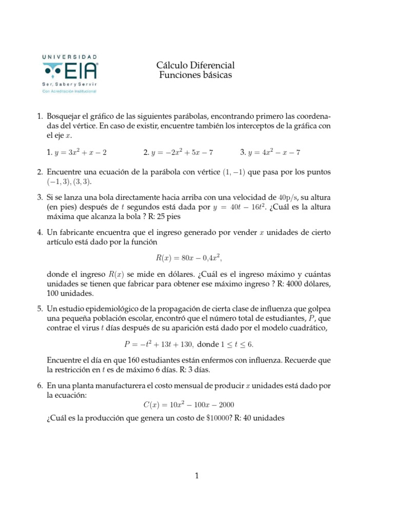 Taller Funciones Básicas | PDF