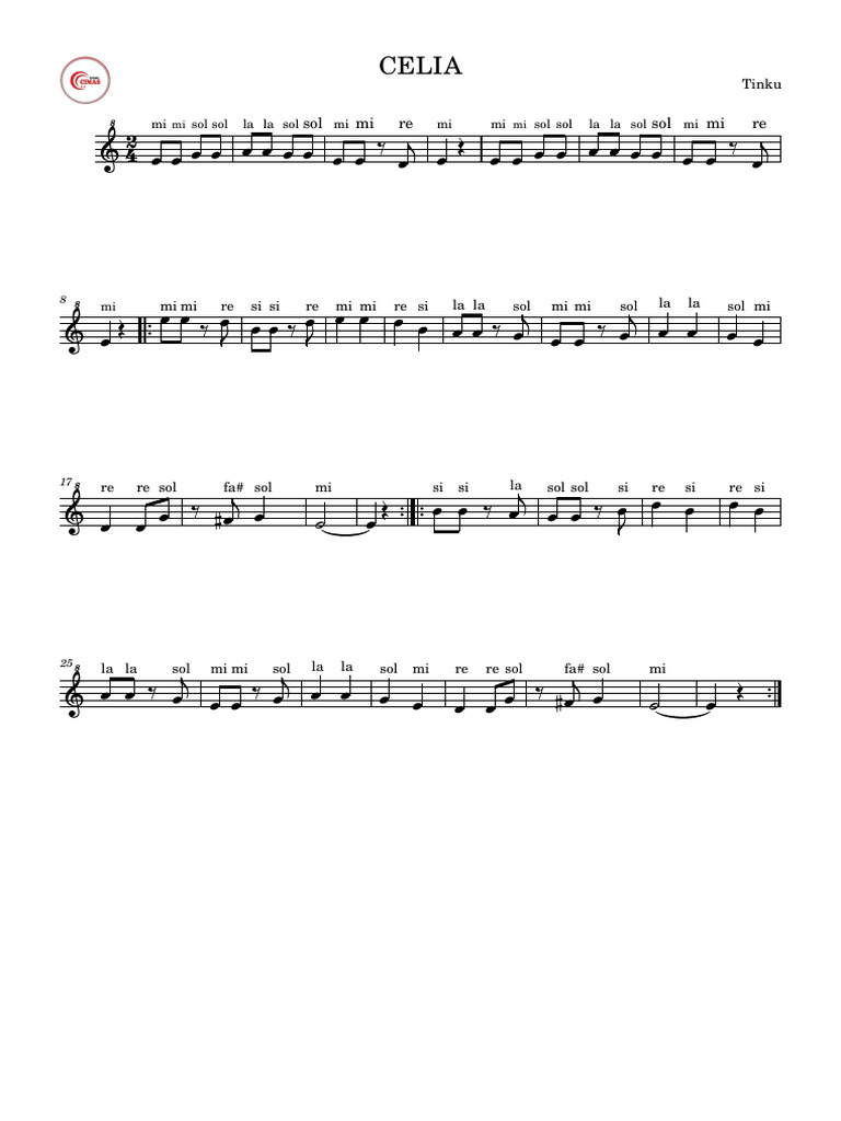 Celia - Tinku | PDF