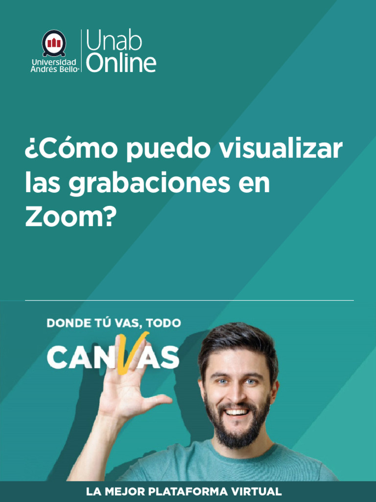 Cómo Puedo Visualizar Las Grabaciones en Zoom | PDF | Software ...