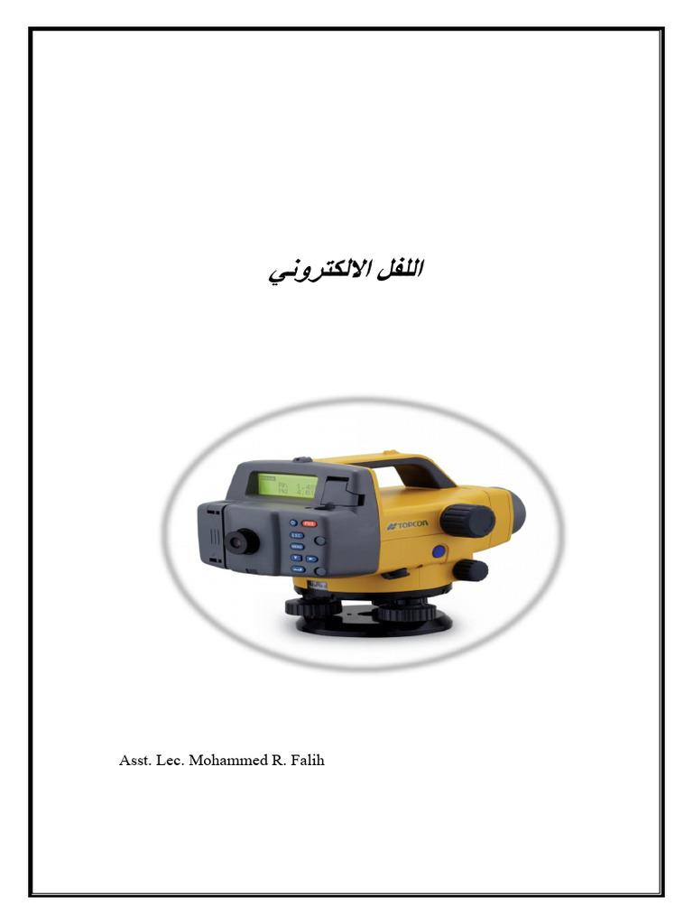 Digital Level (Topcon DL-502) | PDF