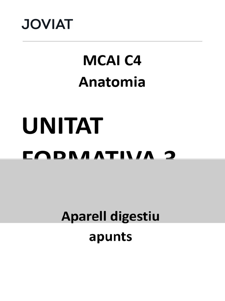C4 - ANATOMIA ApuntsJoviat. Digestiu | PDF