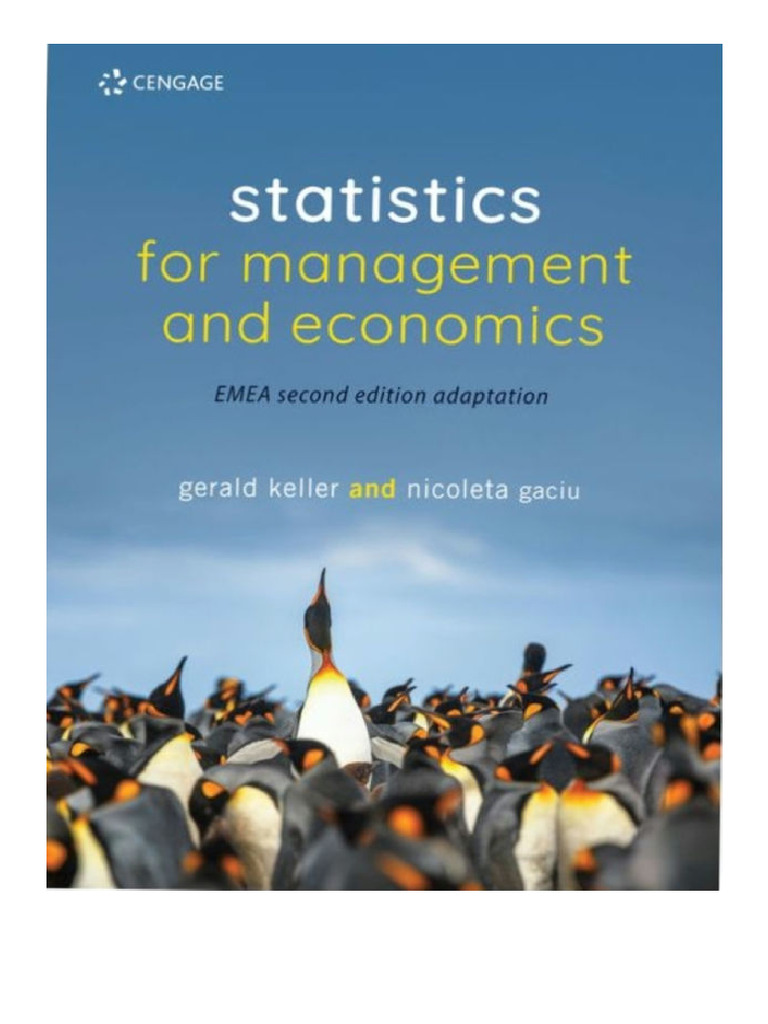 Statistics for Management | PDF
