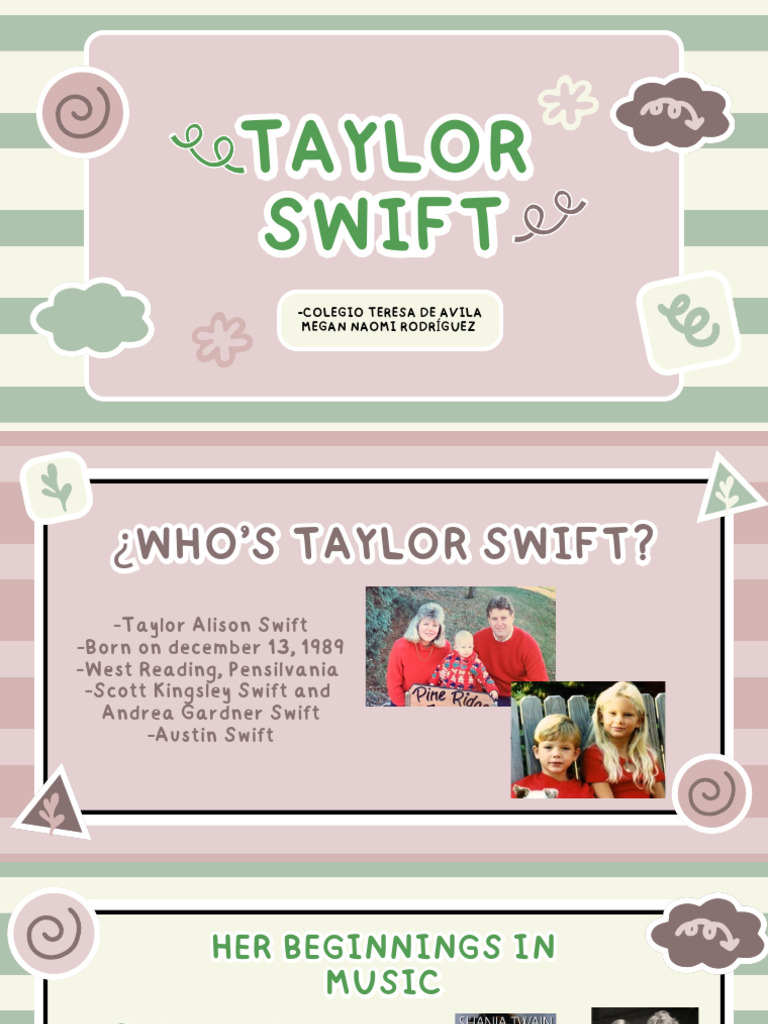 Taylor Swift Presentation | PDF