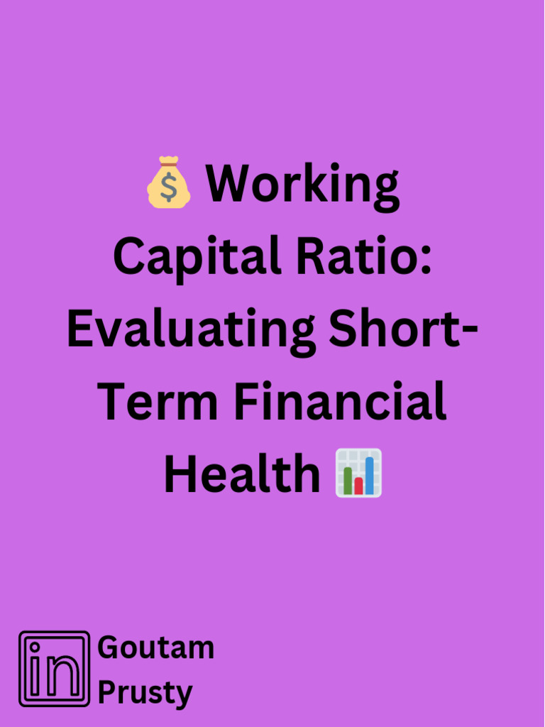 Working Capital Ratio Guide | PDF