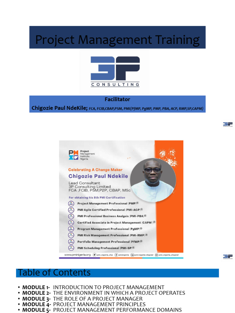 PMP 2024 Slide Stu | PDF | Project Management | Regulatory Compliance