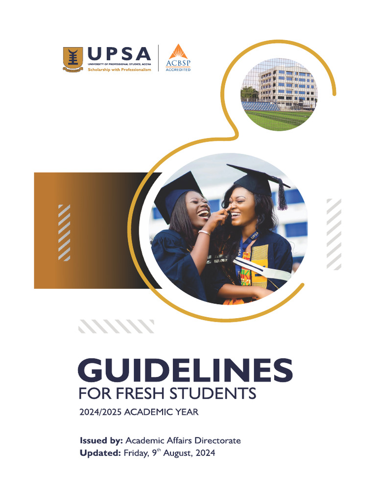 AdmissionGuidelines For UPSA | PDF