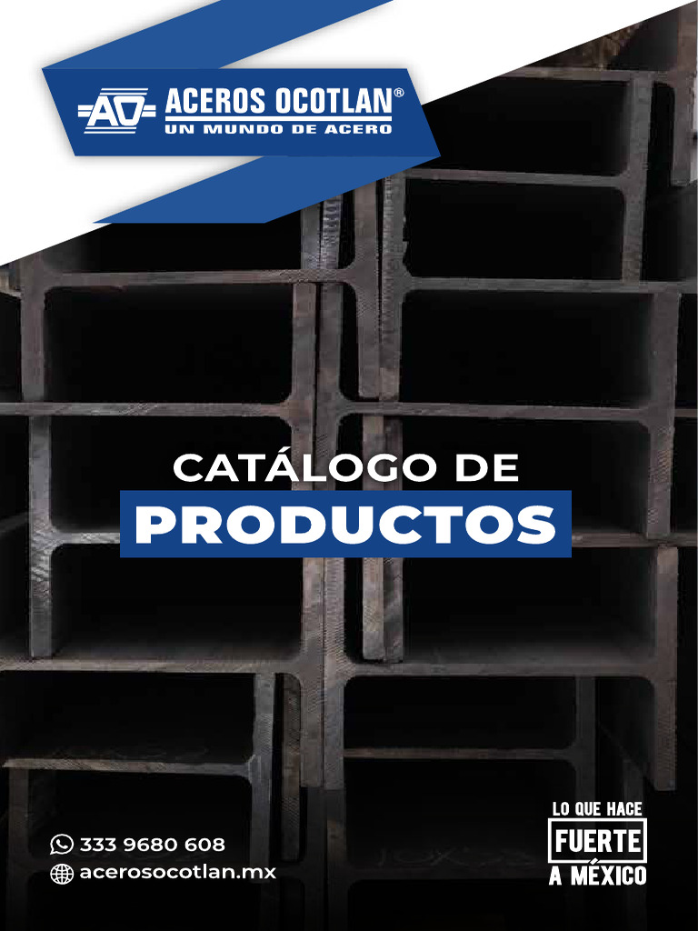 CATALOGO Productos Aceros Ocotlan 2024 | PDF | Materiales de construcción | Materiales