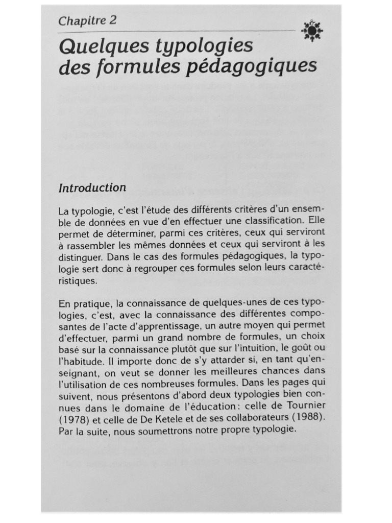 Texte Chamberland 2011 Typologies | PDF