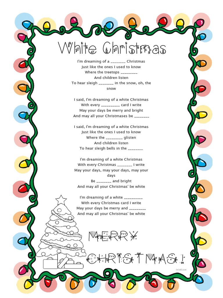 Christmas 5è Blank | PDF