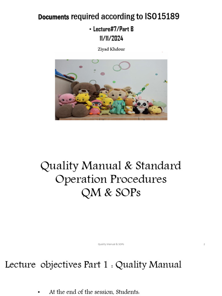 ISO 15189 Quality Manual Guide | PDF | Verification And Validation ...