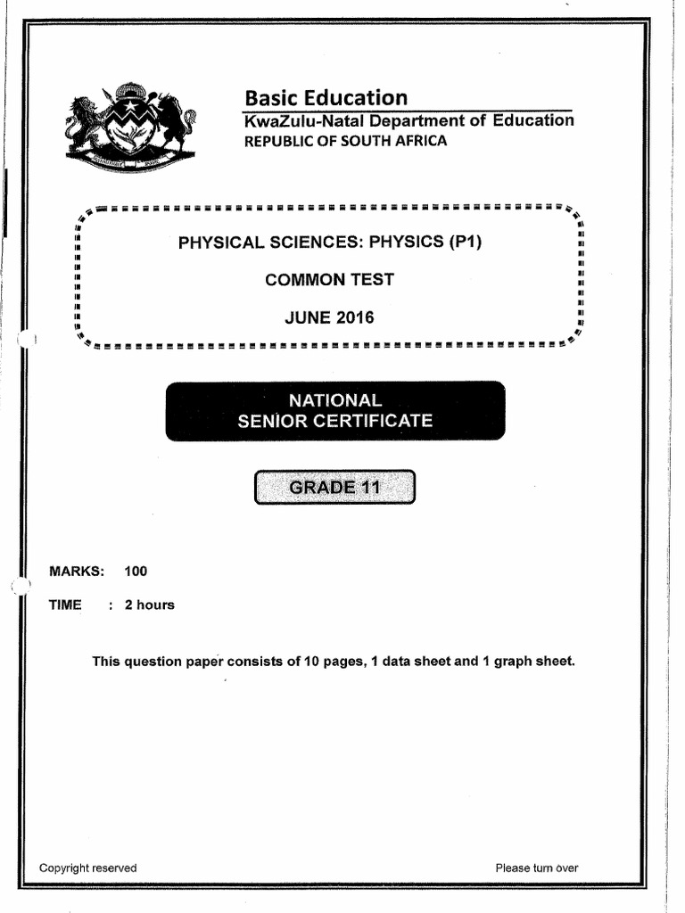 Phy p1 June Qpmemo | PDF