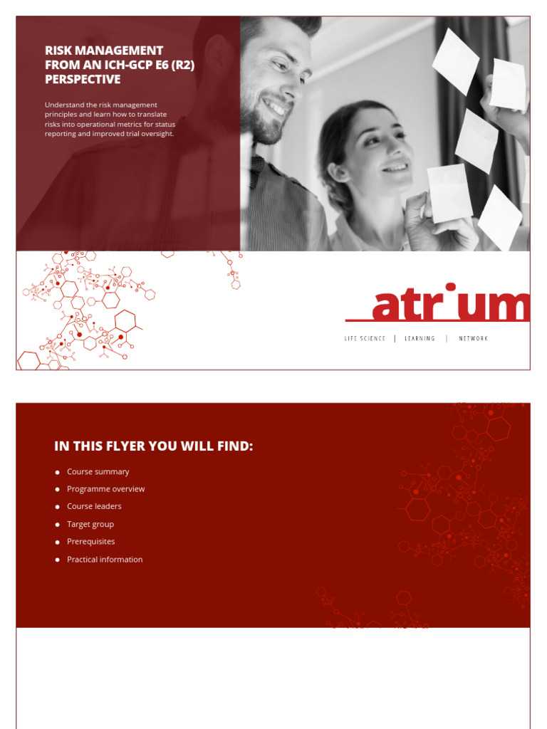 Risk Management From An ICH-GCP E6 (R2) Perspective | PDF | Risk ...