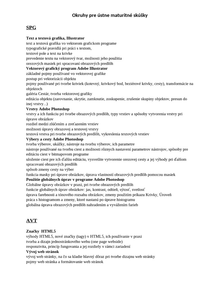 Okruhy GDM 23-24 | PDF