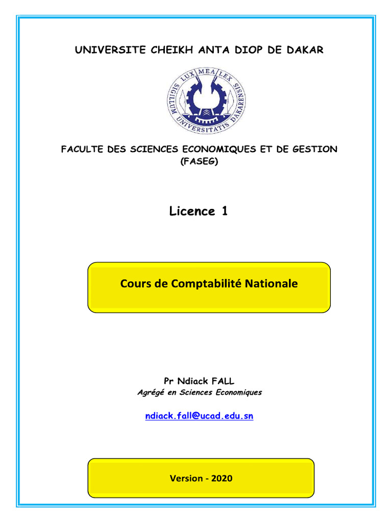 ComptabiliteNationale_Chapitre1 2 | PDF