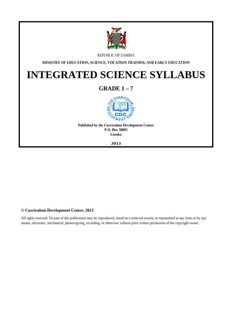 Intergrated Science G 1 - 7 Final | PDF | Educational Assessment | Hiv/Aids