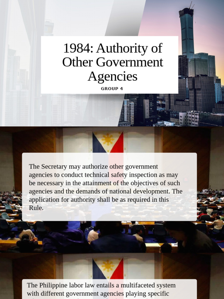 Authority of Other Government Angency.... Group 4 Adt 1a | PDF ...